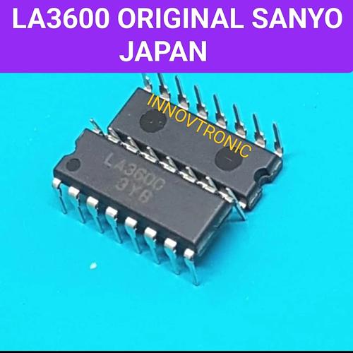 Jual IC LA3600 SANYO DIP 16Pin 12V 5Ch Equalizer Tone Control - Kota ...