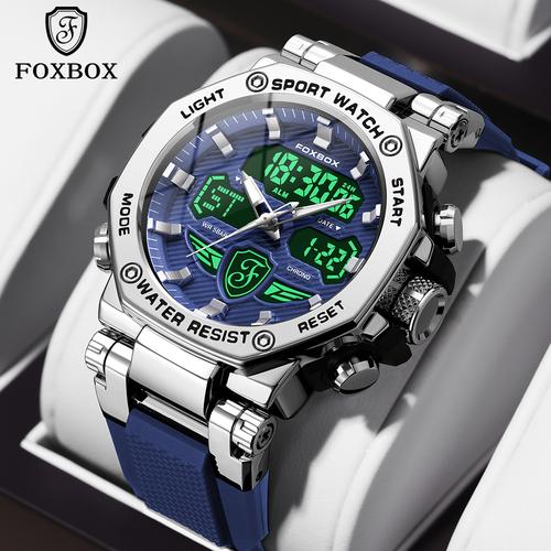 Promo Foxbox tampilan ganda digital jam tangan pria fashion multifungsi ...