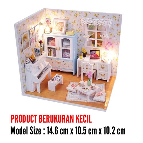 Jual Miniatur Rumah Boneka Furniture - Dollhouse Wooden Miniature ...