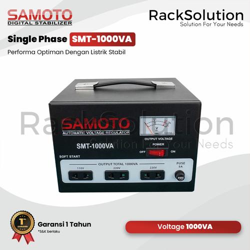 Jual SAMOTO Digital Stabilizer 1000VA Single Phase Stabiliser Listrik ...