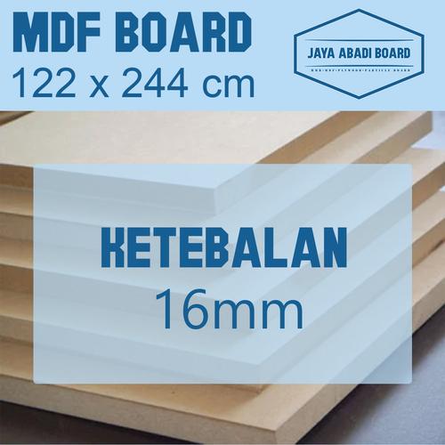 Jual 16mm MDF Board Medium Density Fibreboard Kayu Lapis Olahan ...