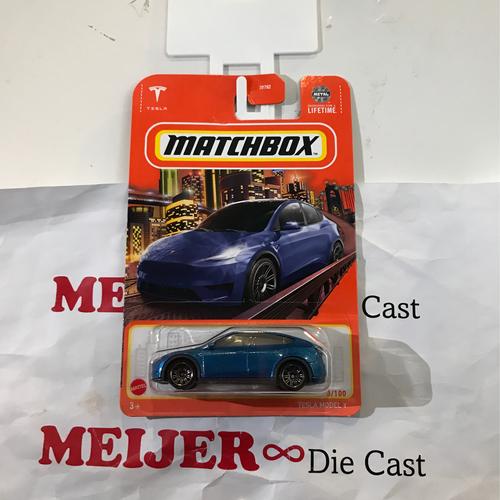 Jual Matchbox Tesla Model Y (Blue Colour - Kota Bogor - MEIJER Die Cast ...