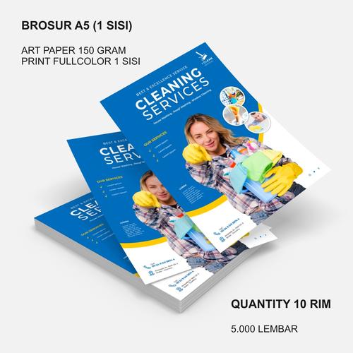 Jual Brosur (Brochure) / Flyer A5 | Cetak Fullcolor 1 Sisi -- Harga ...