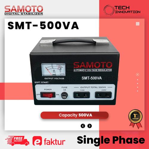 Jual SMT500 SAMOTO Digital Stabilizer 500VA Single Phase Stabiliser ...