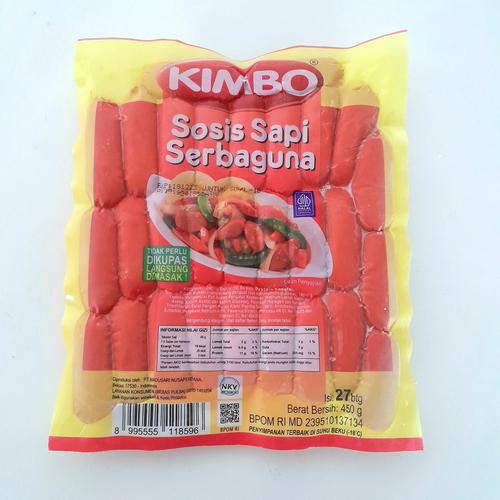 Jual KIMBO sosis sapi serbaguna cocktail merah 27s - Kota Tangerang ...