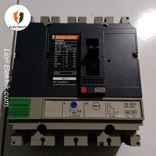 Jual NS100-N 4p MCCB MERIN GERIN - Jakarta Pusat - Lion Elektrik ...