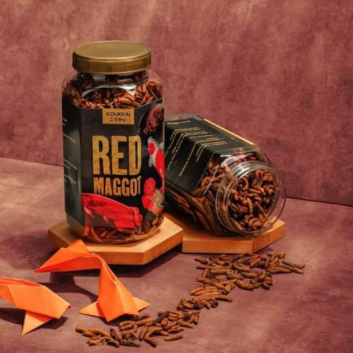 Jual NEW Red Maggot with Beta-carotene KOUKKAI Makanan Pakan Ikan ...