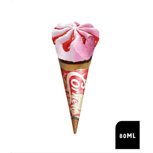 Jual Wall's Ice Cream Cornetto Junior Strawberry & Vanilla 80mL - Kota ...