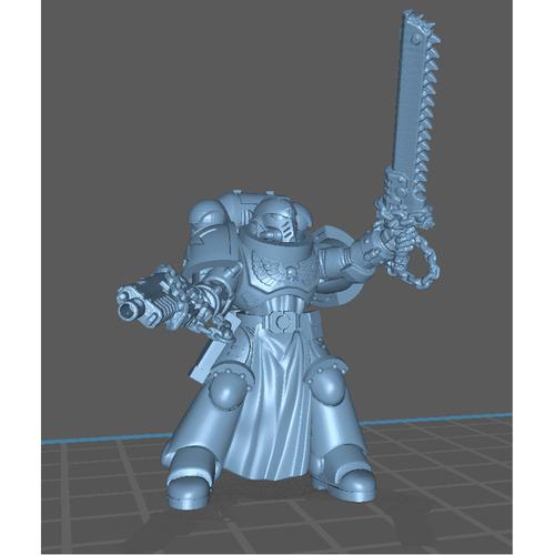 Jual Warhammer 40k Black templar space marine primaris proxy custom ...