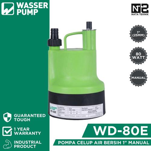 Jual WASSER WD-80E Pompa Celup 1" Inch Air Bersih Manual - Submersible ...