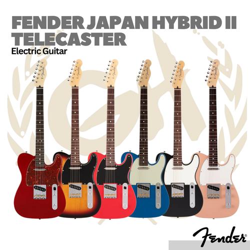 Promo Fender Japan Hybrid II Telecaster Electric Guitar, RW FB - Gitar ...