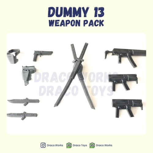 Jual Weapon Pack Accessories Starter Dummy 13 Versi 3D Printed Model ...