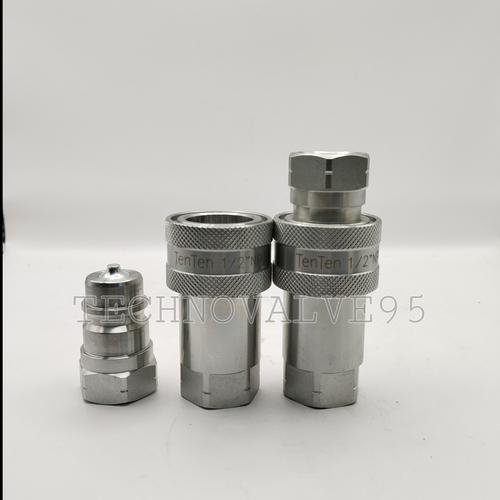 Jual QUICK COUPLER HYDRAULIC HIGH PRESSURE 1/2" NPT / 1/2" NPT COUPLER ...