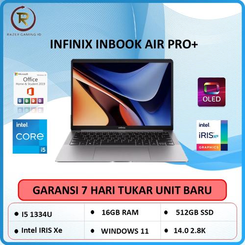 Jual INFINIX INBOOK AIR PRO+ OLED I5 1334U 16GB 512GB W11 14.0 2.8K ...