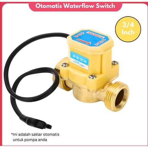 Promo Saklar Water Flow Switch Otomatis Pompa Booster Boster Pendorong ...