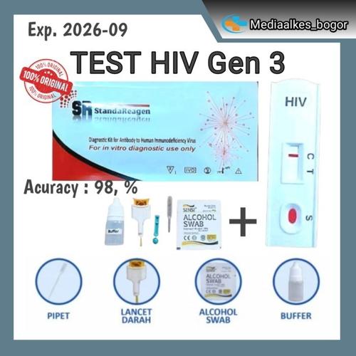 Jual HIV TEST l Alat Uji Test HIV AIDS Gen 3 Satuan - Glory - Kab ...