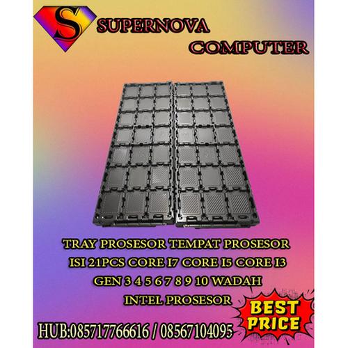 Jual TRAY PROSESOR TEMPAT PROSESOR ISI 21PCS CORE I7 CORE I5 CORE I3 ...