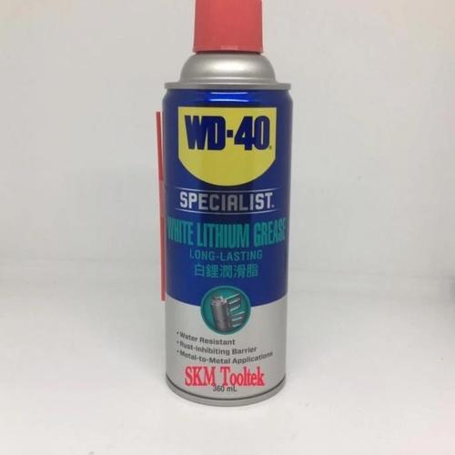 Jual WD 40 White Lithium Grease 360ML / WD40 White Lithium Grease Spray ...