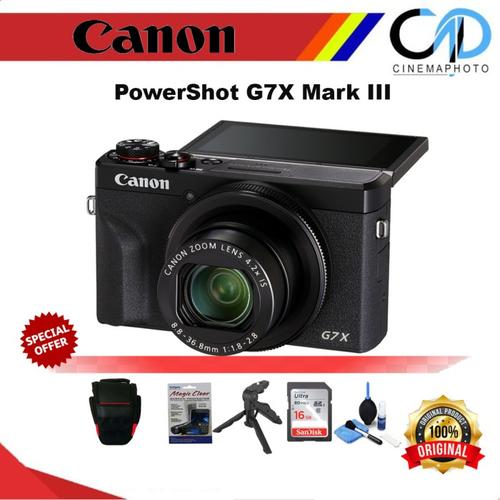 Jual Canon PowerShot G7 X Mark III Digital Camera G7X MARK 3 Garansi RESMI - STANDARD BOX ...