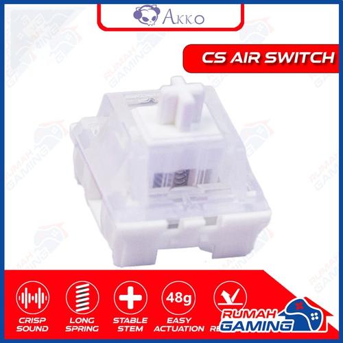 Jual SWITCH - AKKO CS AIR SWITCH - 3 PIN - 48g - PCB MOUNT - LINEAR ...