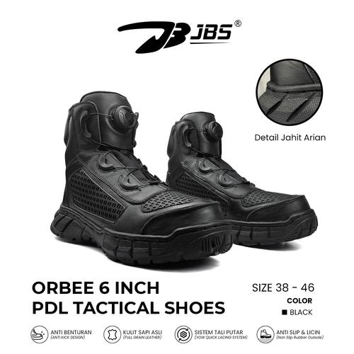 Promo Sepatu PDH Tali Putar / Sepatu Tactical Original Rafale Bee 6" Hitam - Hitam, 45 - Jakarta ...