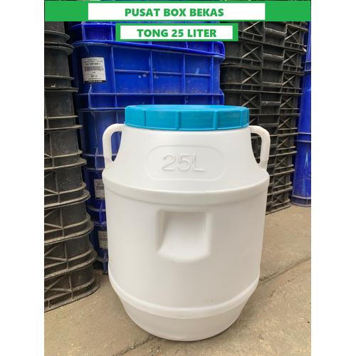 Jual Tong Sampah Tong Penampungan Air 25 Liter Tong Drum 25 Tong ...