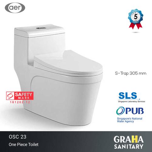Promo AER OSC 23 Toilet Seat Closet / Kloset Duduk Wc Putih - Kota ...