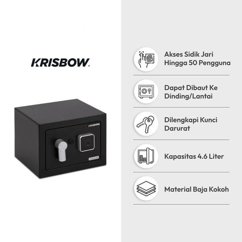 Jual Brankas Besi Krisbow Finger Print Safe Box 17fp 1/3 Mm Brankas ...