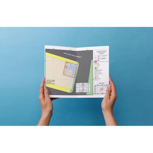Jual Cetak Polygon Rencana Teknis Bangunan (RTB) atau Rencana Induk Kawasan (RIK) untuk ...