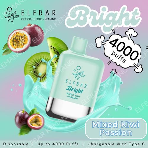 Jual ELFBAR 4000 Puffs Bright Mixed Kiwi Passion Fruit | ELF BAR ...