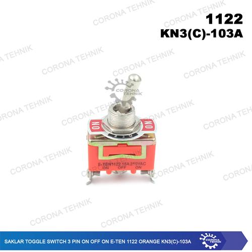Jual Saklar Toggle Switch 3 Pin On Off On E-TEN 1122 Orange KN3(C)-103A - Jakarta Barat - Corona ...