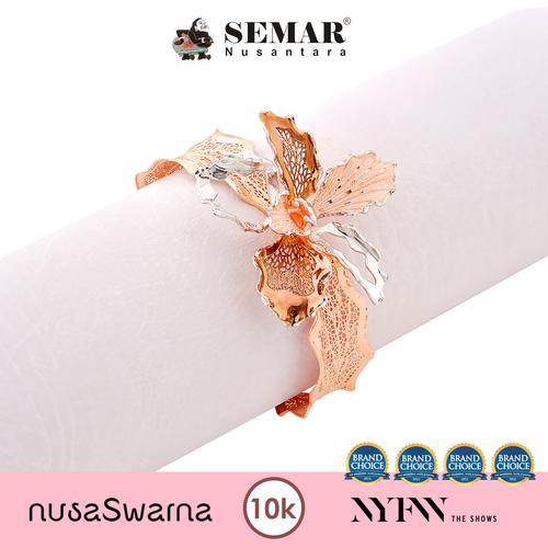 Promo Gelang Emas Royal Orchid Of Merapi NusaSwarna Collection Gold 10K ...
