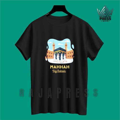 Promo Kaos oleh - oleh Makkah Mekah Mecca Umrah Haji Pakai tag label ...
