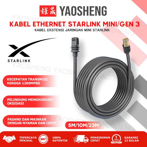 Promo Kabel Ethernet Starlink Mini/Gen 3 untuk Parabola dan Router Starlink Mini atau Switch ...
