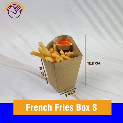 Jual Box Kentang Goreng - French Fries Box - Tempat Gorengan - Size S ...