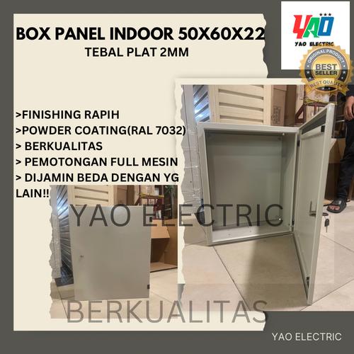 Jual Box Panel Indoor 50x60x22 TEBAL2MM/ PowderCoating/RAL7032color ...