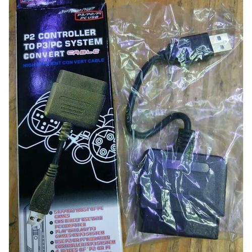 Jual Converter konverter USB 1 slot stik stick PS2 ke PS3/PC/LAPTOP ...