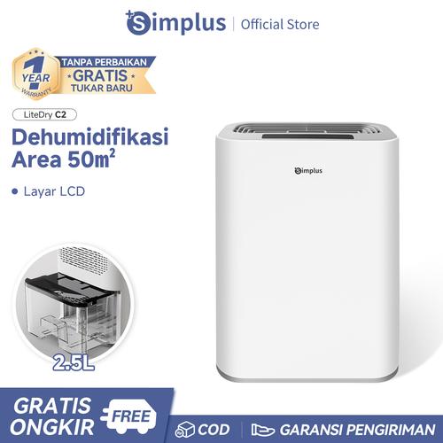 Promo 【DOUBLE SUBSIDIES SUPER SALE】Simplus Dehumidifier Penyerap kelembapan Hemat Energi Untuk ...