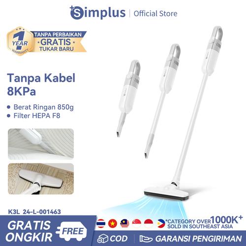 Promo Simplus Vacuum Cleaner 8000pa Penyedot Debu Tanpa Kabel dengan 3 Lapisan Filtrasi Efisien ...