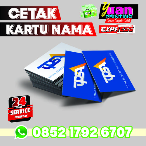 Jual Jasa Cetak Kartu Nama | Print Name Card MURAH | 1 Sisi / 2 Sisi, 1 ...
