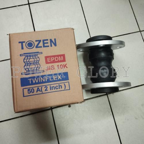 Jual 2" INCH FLEXIBLE RUBBER JOINT TWINFLEX TOZEN JIS 10K / FLEXIBLE ...