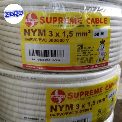 Jual KABEL NYM 3X1.5 SUPREME 50M - Jakarta Selatan - zero elektrik | Tokopedia