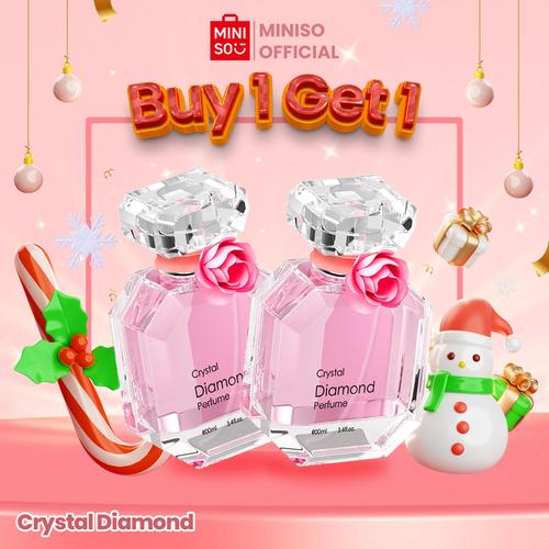Promo [BUY 1 GET 1] Miniso Official Parfum wanita EDT Crystal Diamond ...