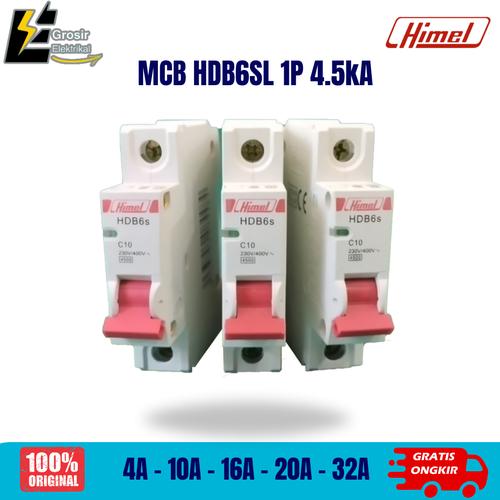 Jual MCB 1P C 4.5 kA 4A-40A HDB6SL Brand Himel - Jakarta Pusat - grosir elektrikal | Tokopedia
