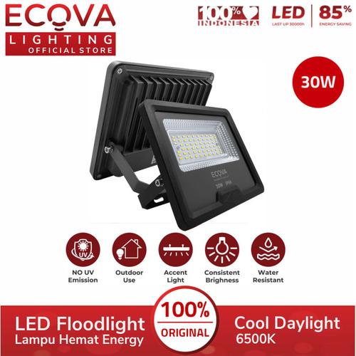 Jual LAMPU SOROT -LAMPU TEMBAK FLOOD LIGHT ECOVA 30 W FM-SRT-30W PUTIH - Putih - Jakarta Pusat ...