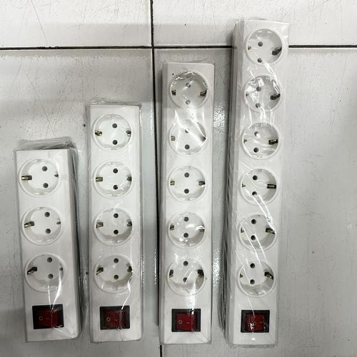 Jual Stop kontak + Saklar BROCO 3 / 4 / 5 / 6 Lubang colokan listrik ...