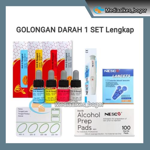 Jual Alat Test Golongan Darah 1 Set Lengkap - Kab. Bogor - mediaalkes ...