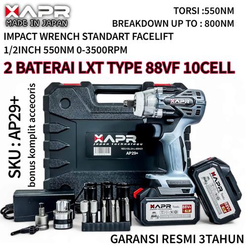 Jual IMPACT WRENCH CORDLESS 1/2 INC A.P.R TYPE AP.29 TORSI 550.N.M ...