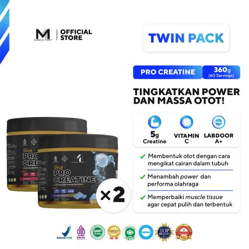 Promo [BUNDLE] MUSCLE FIRST Pro Creatine 360gr x2 Suplemen Fitness ...