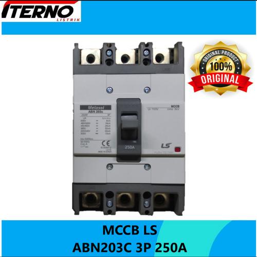 Jual MCCB ABN203C 3P 250A LS Metasol ABN 203C - Kota Tangerang - ITERNO LISTRIK | Tokopedia